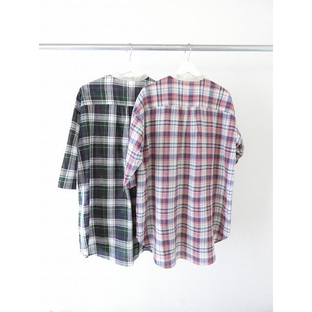 NATURAL LAUNDRY(ナチュラルランドリー) マドラスチェックオーバーサイズシャツ(7253T012) : SPACE MOO ヤフーショップ - 通販 - Yahoo!ショッピング