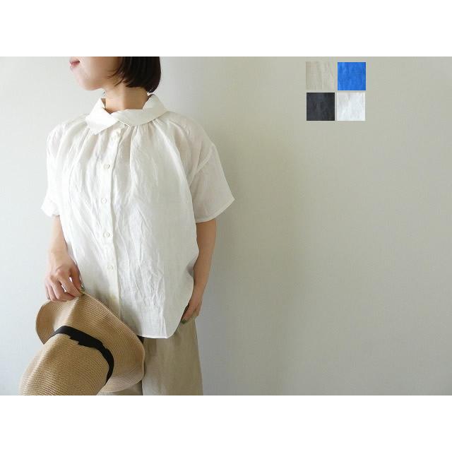SSC 60リネン重ね衿5分袖ビッグブラウス(SSC825072) : SPACE MOO ヤフーショップ - 通販 - Yahoo!ショッピング