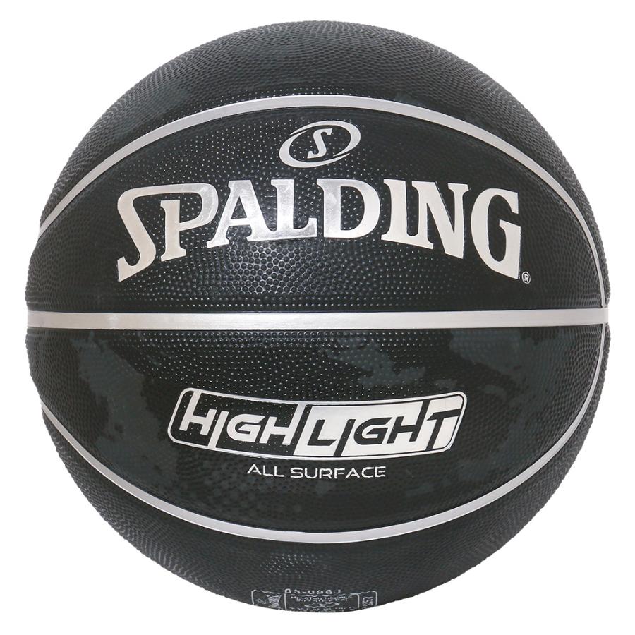 SPALDING 【公式】SPALDING スポルディング ハイライト シルバー ラバー 5号球 85-098J バスケットボール 5号 ゴム 屋外 小学生 ミニバス ジュニア 初心者 ...