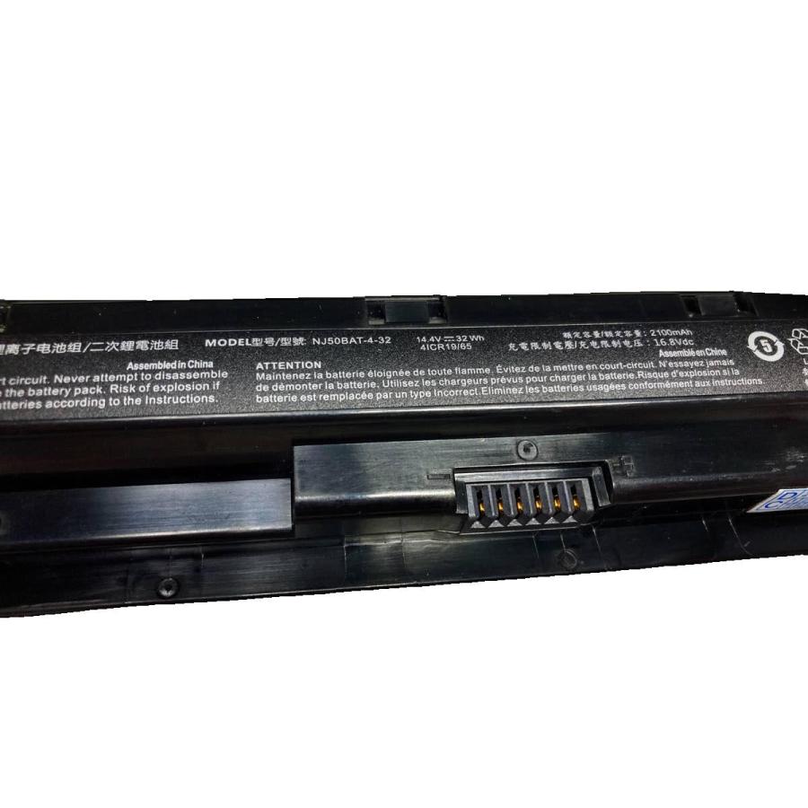Nj50bat-4 14.4V 32Wh clevo ノート PC ノートパソコン 純正 交換用バッテリー : dr-444084 ...
