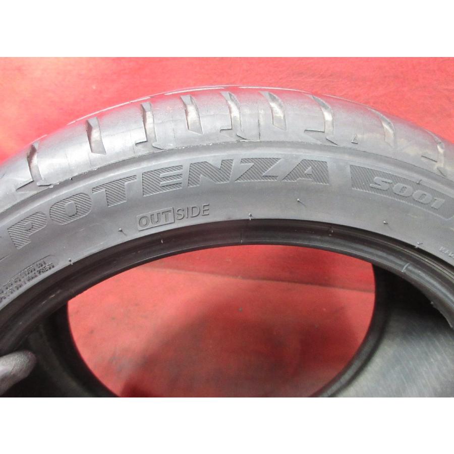タイヤ 4本 225/45R17 ブリジストン ポテンザ POTENZA S001 2021年 溝アリ 送料無料★14862T ...