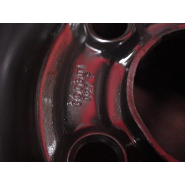 中古 スチール ホイール 4本 VW フォルクス ワーゲン ポロ純正14×6J 5穴 PCD 100 +43 ハブ径 57 BORLEM ...