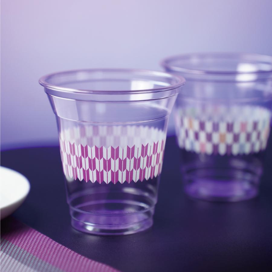 大正ロマンハイカラカップ（矢絣）360ml 12オンス 大正 大正ロマン ハイカラ 矢絣模様 レトロ 和柄 プラカップ パーティー おしゃれ 使い捨て : SPECヤフーショップ - 通販 ...