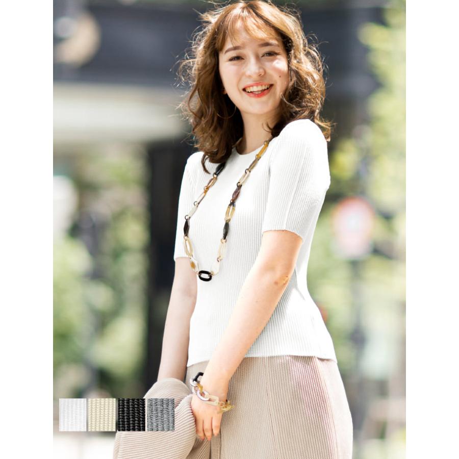 SPECCHIO 公式店 スペッチオ 五分袖 ブラウス レディース 半袖 SPECCHIO 公式店 スペッチオ 五分袖 ブラウス レディース 半袖