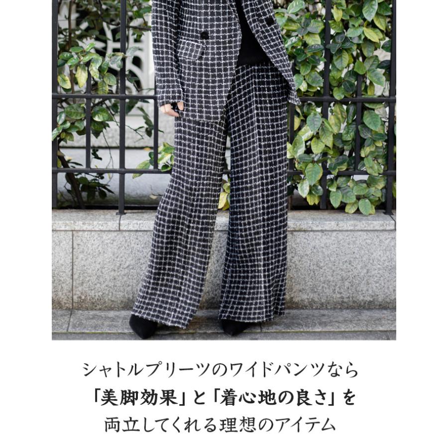 SPECCHIO 公式店 スペッチオ センタープレスパンツ レディース ワイドパンツ きれいめ S/M/L/LL/3L/4L 7-31号 細見え 美脚 ウエストゴム 40代 50代 60代 ...