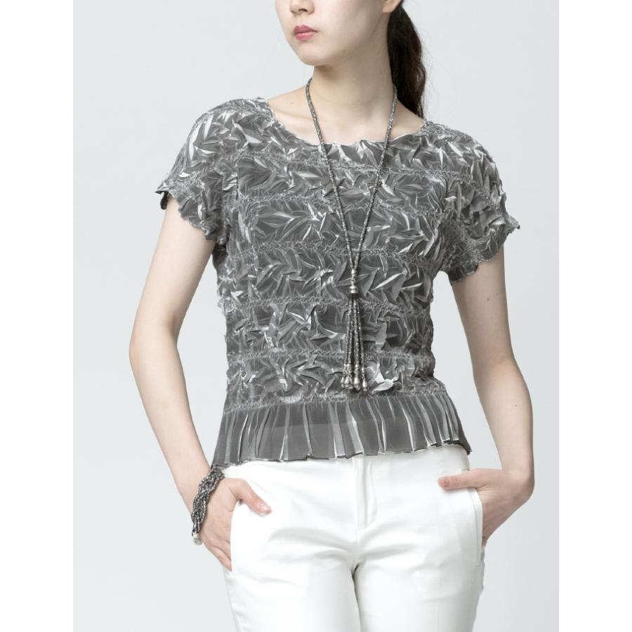 SPECCHIO 公式店 スペッチオ Gプリーツ 半袖 ブラウス レディース スーツ インナー ノーアイロン オフィス きれいめ おしゃれ 洗える : SPECCHIO PLEATS - 通販 ...