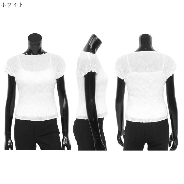 SPECCHIO（スペッチオ） 公式店 シフォン ブラウス 半袖 トップス プリーツ トップス オシャレ 夏 体型カバー 大きいサイズ シアー ...