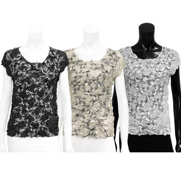 SPECCHIO スペッチオ Gプリーツ スパンコール＆ビーズ 千鳥格子柄 モチーフ刺繍 フレンチスリーブ トップス 3-21号 : SPECCHIO PLEATS - 通販 - Yahoo ...