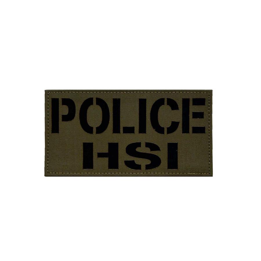 HSI POLICEパネルパッチ ミディアム ブラックリフレクター : SPECTRE SIGNS GEAR - 通販 - Yahoo!ショッピング