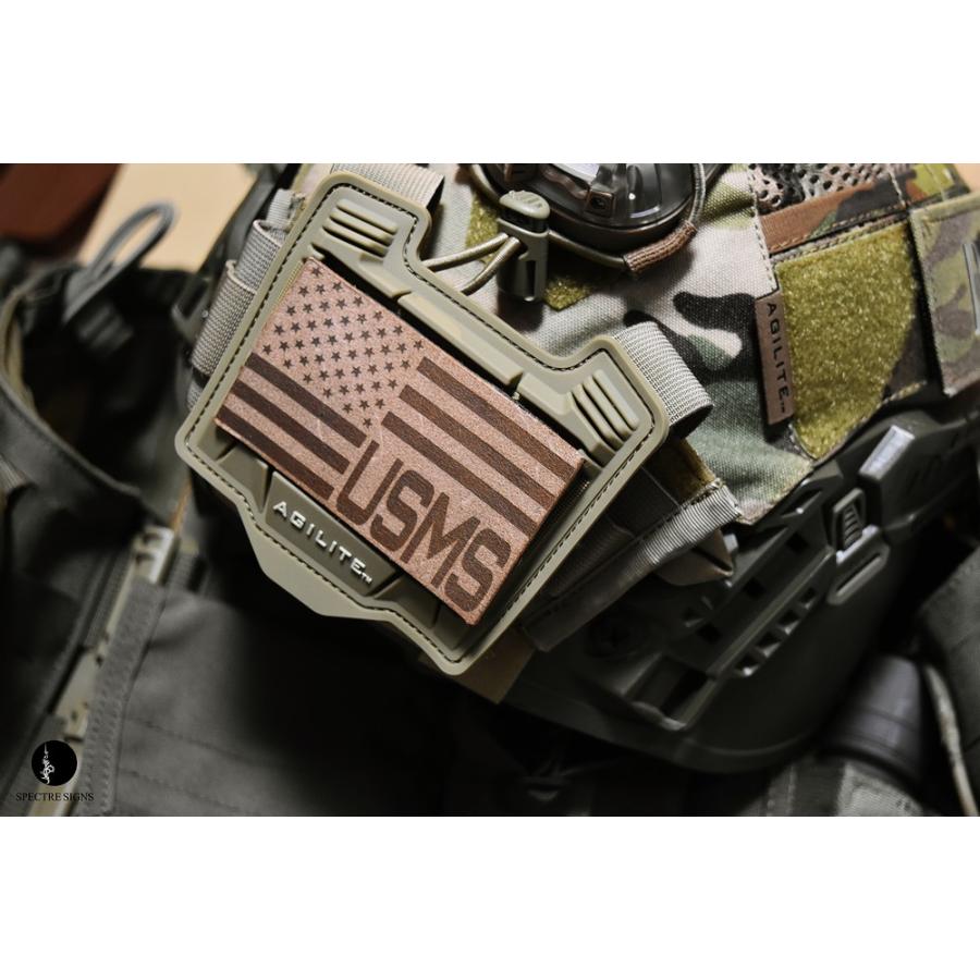 USMSパッチ エイジングレザー風 : SPECTRE SIGNS GEAR - 通販 - Yahoo!ショッピング