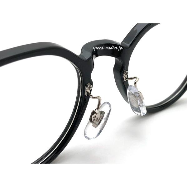 CROWN PANTO BOSTON SUNGLASS BLACK × CLEAR/クラウンパントボストンサングラスブラッククリア黒縁メガネ逆 ...
