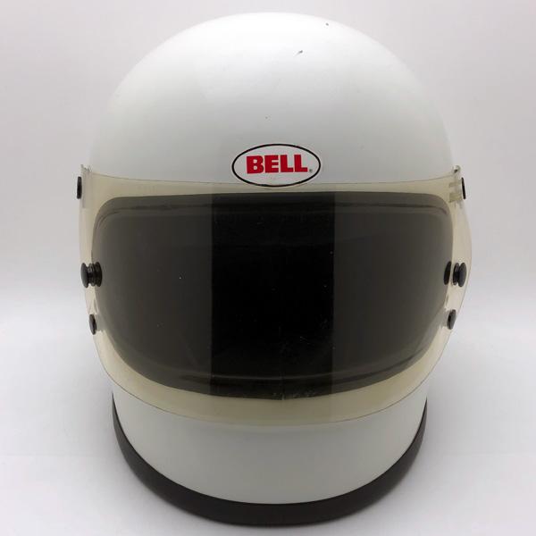 送料無料 純正シールド付 BELL STAR II WHITE 57cm/ベルスター2白ビンテージヘルメットオンロードフルフェイス族ヘルカフェ ...