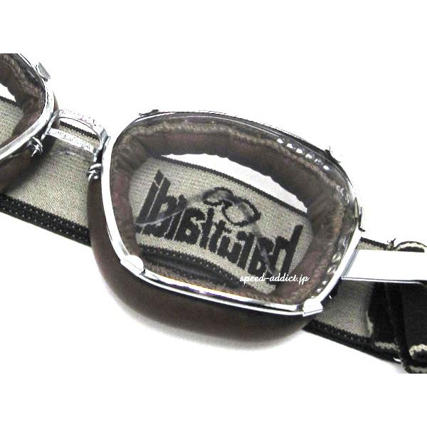 baruffaldi INTE 259 GOGGLE BROWN/バルファルディインテ259ゴーグル茶色二眼エースカフェレーサーヴェスパ ...