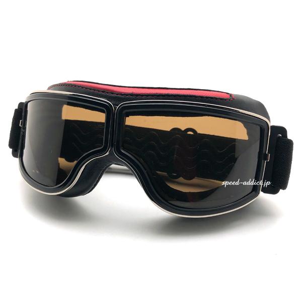baruffaldi JTT GOGGLE BLACK × RED/バルファルディゴーグル黒ブラック赤レッドヨーロピアンイタリア英車エースカフェクラシックカー旧車 : p020060-bk ...