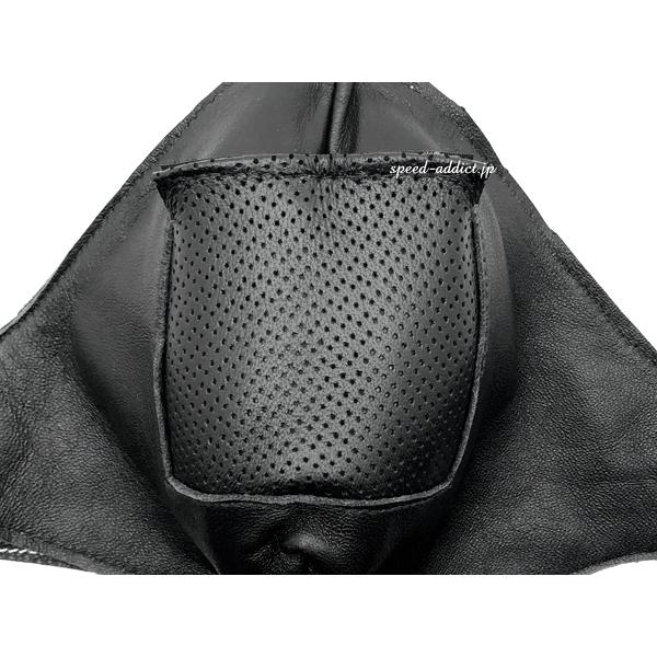 baruffaldi HECTOR SIK FACE MASK/バルファルディヘクターシックフェイスマスク黒カラスマスク本革カーボンフィルター ...