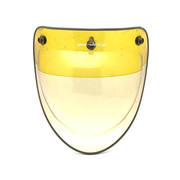 60's VINTAGE BUCO TRIM BUBBLE SHIELD YELLOW×CLEAR/ブコバブルシールドイエロークリアービンテージヘルメットスパルタンbellベル500tx ...