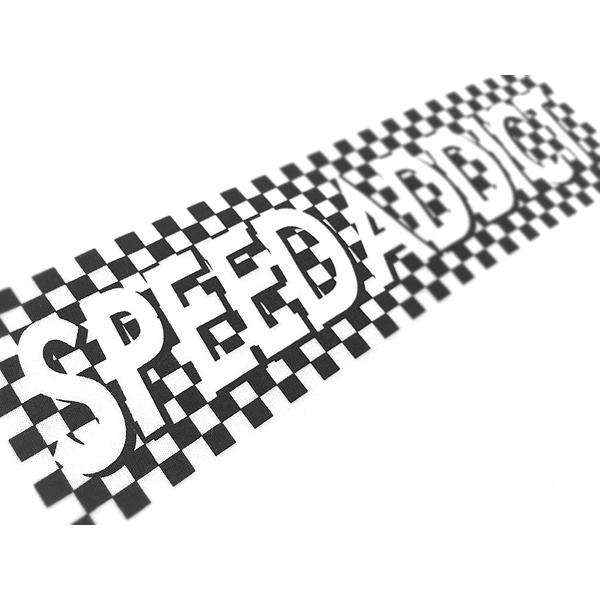 SPEED ADDICT CHECKER BOX LOGO L/S T-shirt/ボックスロゴロンtee長袖tシャツ白黒市松模様 ...