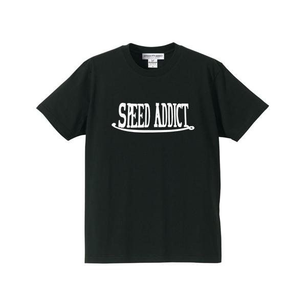 SPEED ADDICT KUSTOM LOGO フロッキープリント BLACK/黒サイドバルブナックルヘッドパンヘッドシ ...