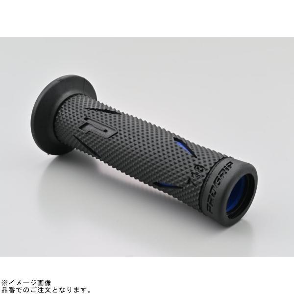 DAYTONA（バイク用品） DAYTONA デイトナ 16857 PROGRIP #718-RA ハードGEL ブラック/ブルー ...