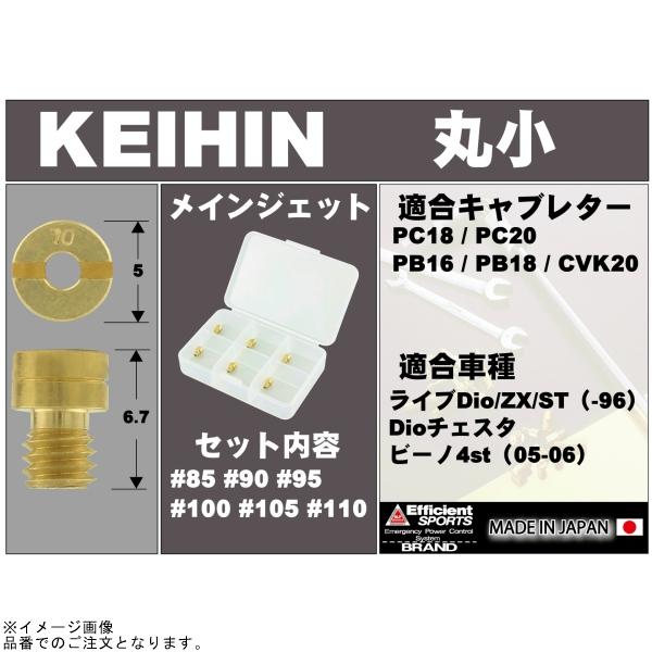 POSH ポッシュ 715609-10 6オーバーメインジェットセットKEIHIN(ケイヒン)PC18/PC20/PB16/PB18/CVK20 : SPEED EDGE - 通販 ...