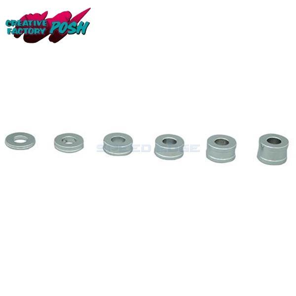 POSH CF CFポッシュ 200330-10 アルミスペーサー(2個入) M6 T=10mm メッキ : SPEED EDGE - 通販 ...