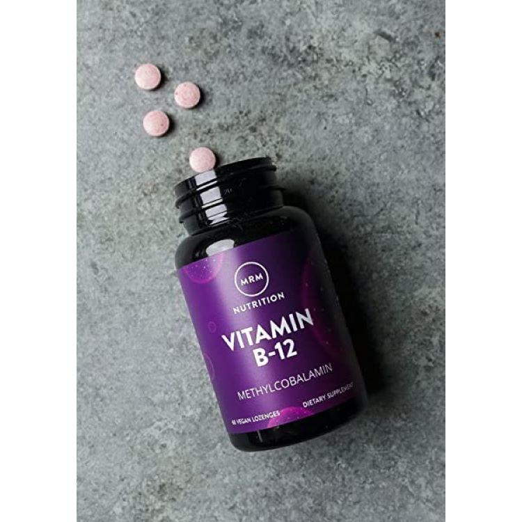 【クーポンあり】エムアールエム ビタミン B-12 2000mcg メチルコバラミン トローチ 60粒 オレンジフレーバー MRM ...