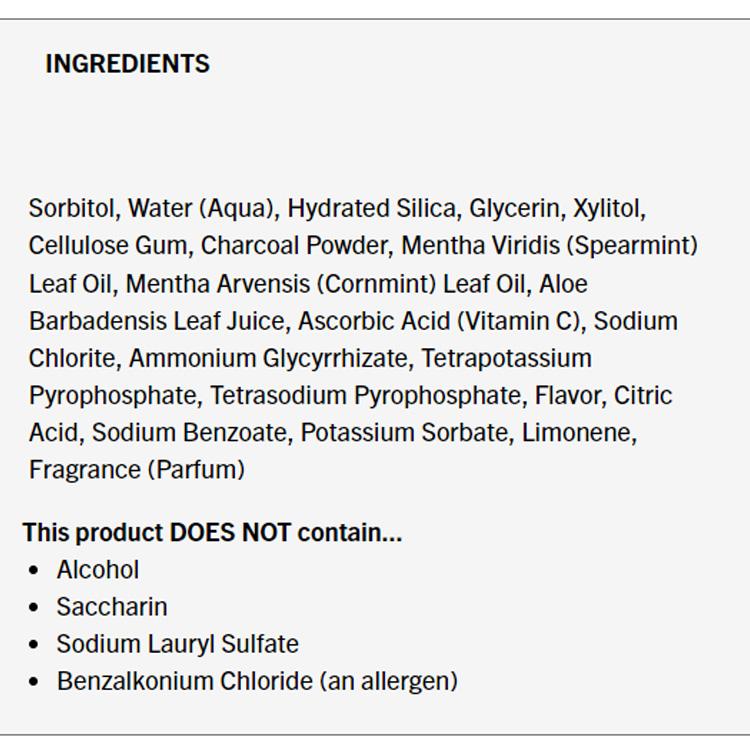 【クーポンあり】セラブレス フレッシュブレス チャコール歯磨き粉 ミッドナイトミント 100g TheraBreath Fresh ...