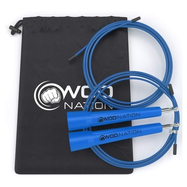 【クーポンあり】WOD ネーション スピードジャンプロープ 縄跳び 長さ調節可能 ブラック ブルー ピンク レッド WOD Nation ...
