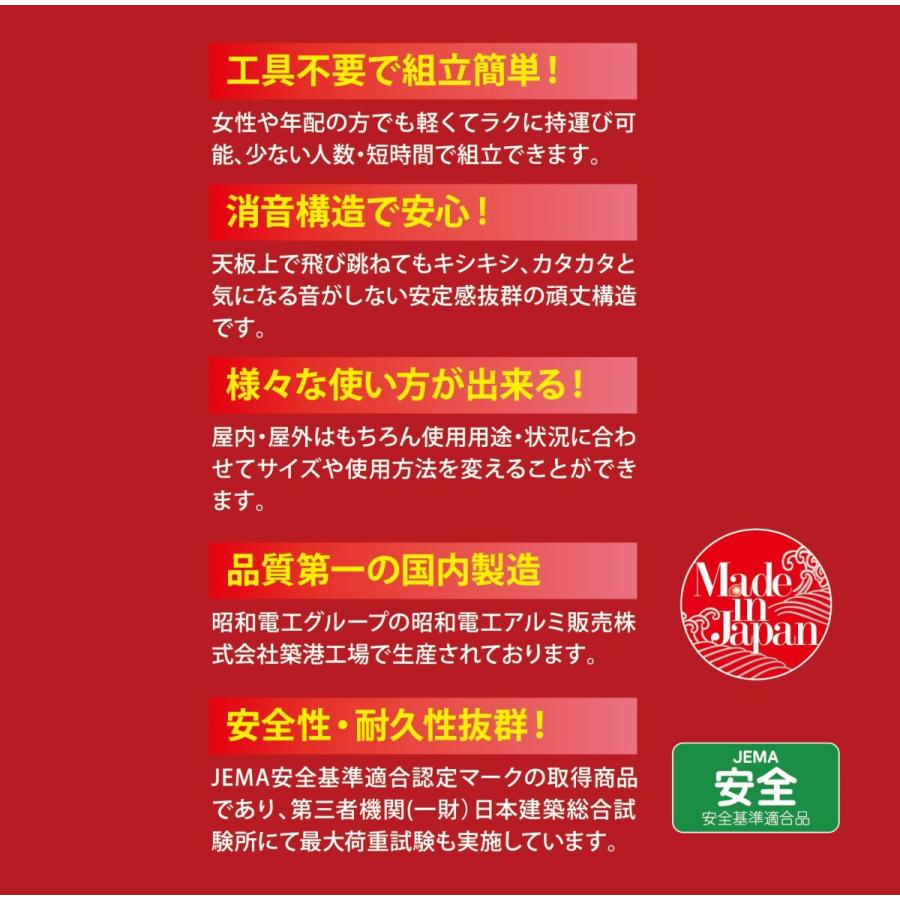 折りたたみ式アルミ製やぐらステージ(中)手すり付 (SPD-605/YS-M90WT) : スピーディア Yahoo!店 - 通販 ...