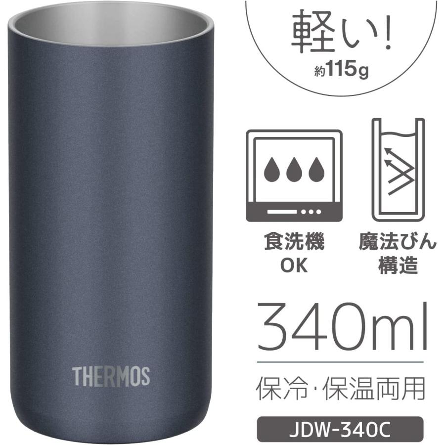 THERMOS 【新品】1週間以内発送 【軽量モデル】サーモス 真空断熱タンブラー 340ml メタリックブラック JDW-340C MBK : SPW(適格請求書発行事業者)Yahoo!店 ...