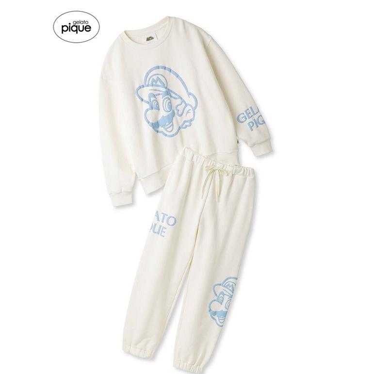 gelato pique 【新品】【即納】【S-Mサイズ】【OWHT マリオ】gelato ジェラート ピケ 【スーパーマリオ】裏毛 ...