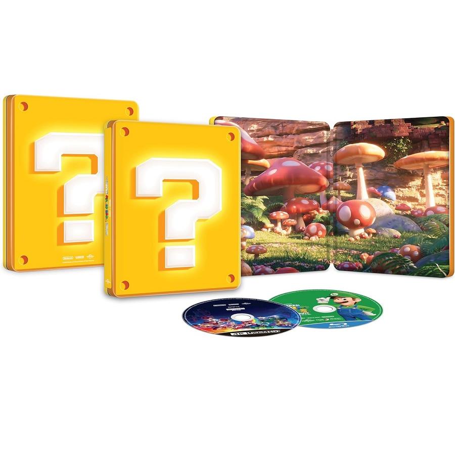 【新品】1週間以内発送 【限定 スチールブック仕様】 ザ・スーパーマリオブラザーズ・ムービー スチール・ブック仕様 (ハテナブロック) 4K ...