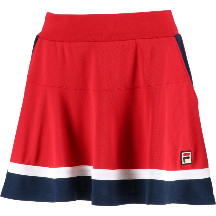 FILA（フィラ） スコート レディース VL2042 フィラレッド : SPG スポーツパレットゴトウ - 通販 - Yahoo!ショッピング