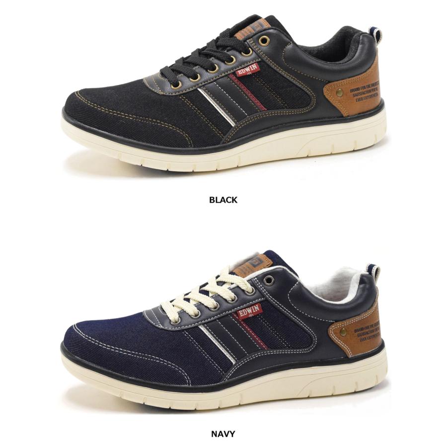 EDWIN エドウィン EDWIN ストレッチスニーカー EDW−7643 EDW7643 : SPG スポーツパレットゴトウ - 通販 - Yahoo!ショッピング