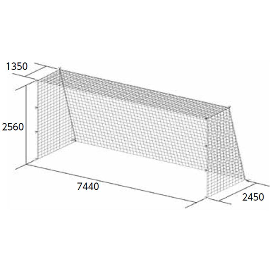 TOEI LIGHT （トーエイライト） サッカー 器具・備品 一般サッカーゴールネット 【ホワイト】 B-2192 ネット サッカーゴールネット メンズ・レディース 男性用・女性用 ホワイト 白 9999 4 {SK} TOEI LIGHT（トーエイライト） 一般サッカーゴールネット B−2192 白
