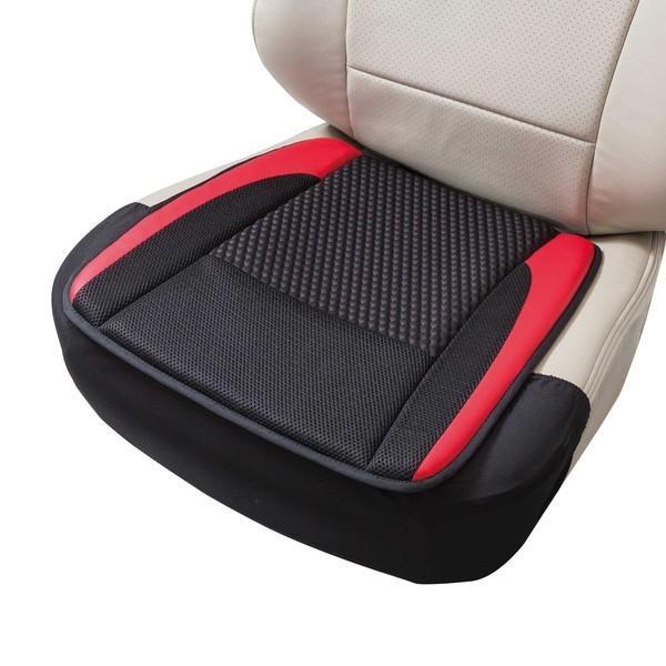 BONFORM（ボンフォーム） 5748-43RE シートクッション ベーシックスタイル 軽/普通車 ヒップ型 スカート付 レッド ...