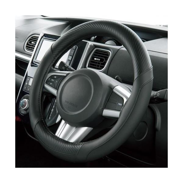 BONFORM ボンフォーム 6734-01BK ハンドルカバー ユニゾンカーボン S 36.5〜37.9cm ブラック 軽・普通車用 : 4967098452509 : SPHKK(総合 ...