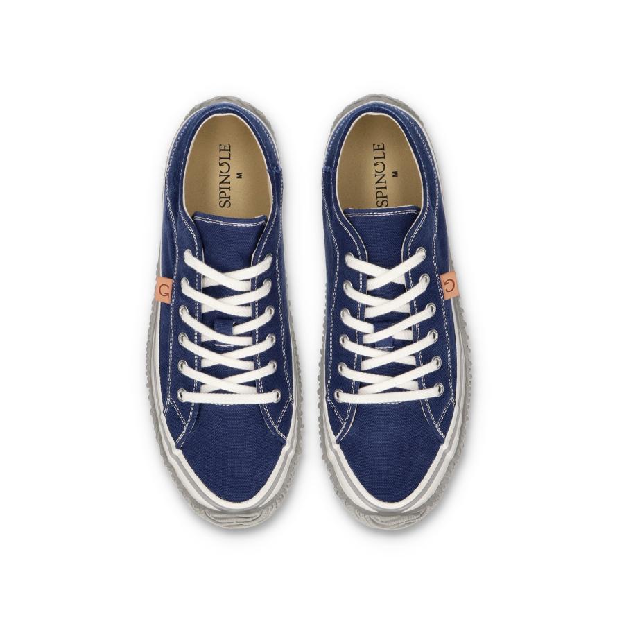 SPINGLE (スピングル) SP-141 Navy/White ネイビー/ホワイト メンズ レディース スニーカー キャンバス 日本製 広島 : スピングルYahoo!店 - 通販 ...