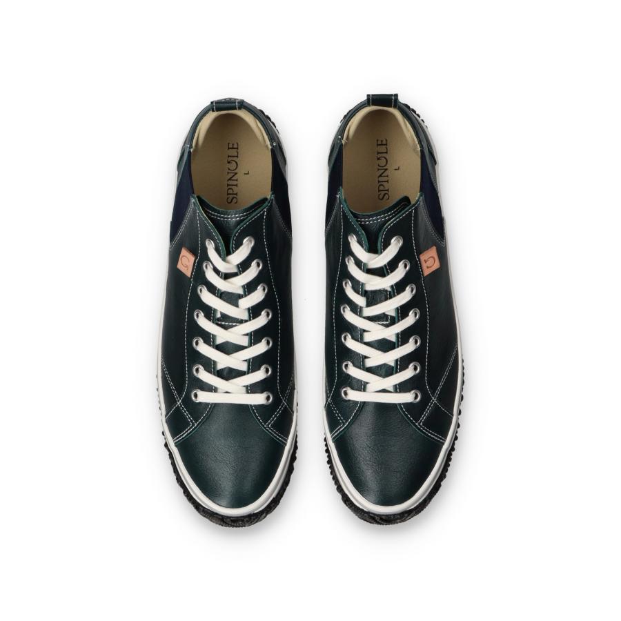 SPINGLE（スピングル） SP-442 Dark Blue ダークブルー メンズ レディース スニーカー レザースニーカー カンガルー ...