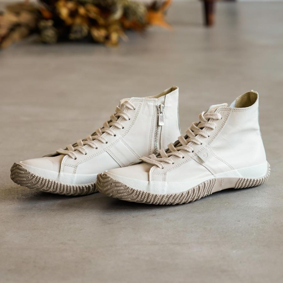 SPINGLE (スピングル) SP-443 Ivory アイボリー メンズ レディース スニーカー レザースニーカー カンガルーレザー 白 日本製 広島 : スピングルYahoo!店 ...