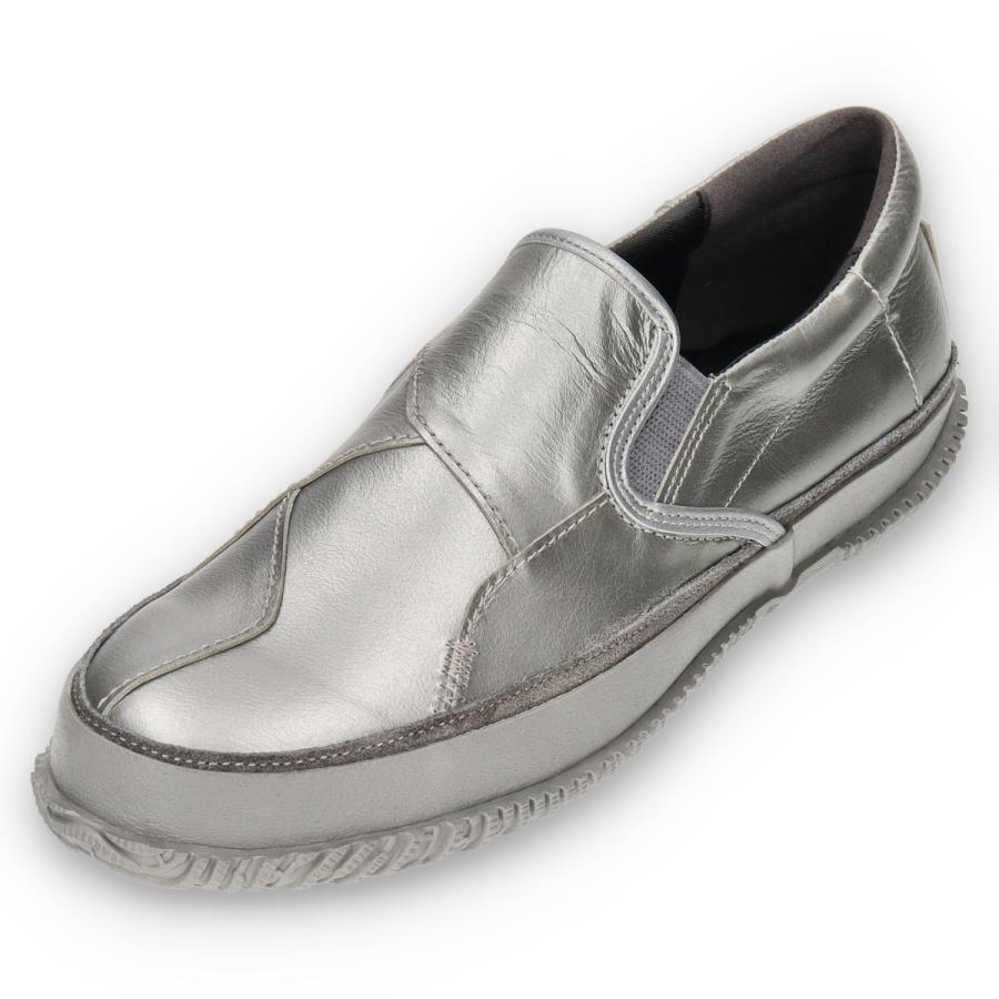 SPINGLE (スピングル) SP-1044 Silver シルバー メンズ レディース スニーカー レザースニーカー カンガルーレザー ...