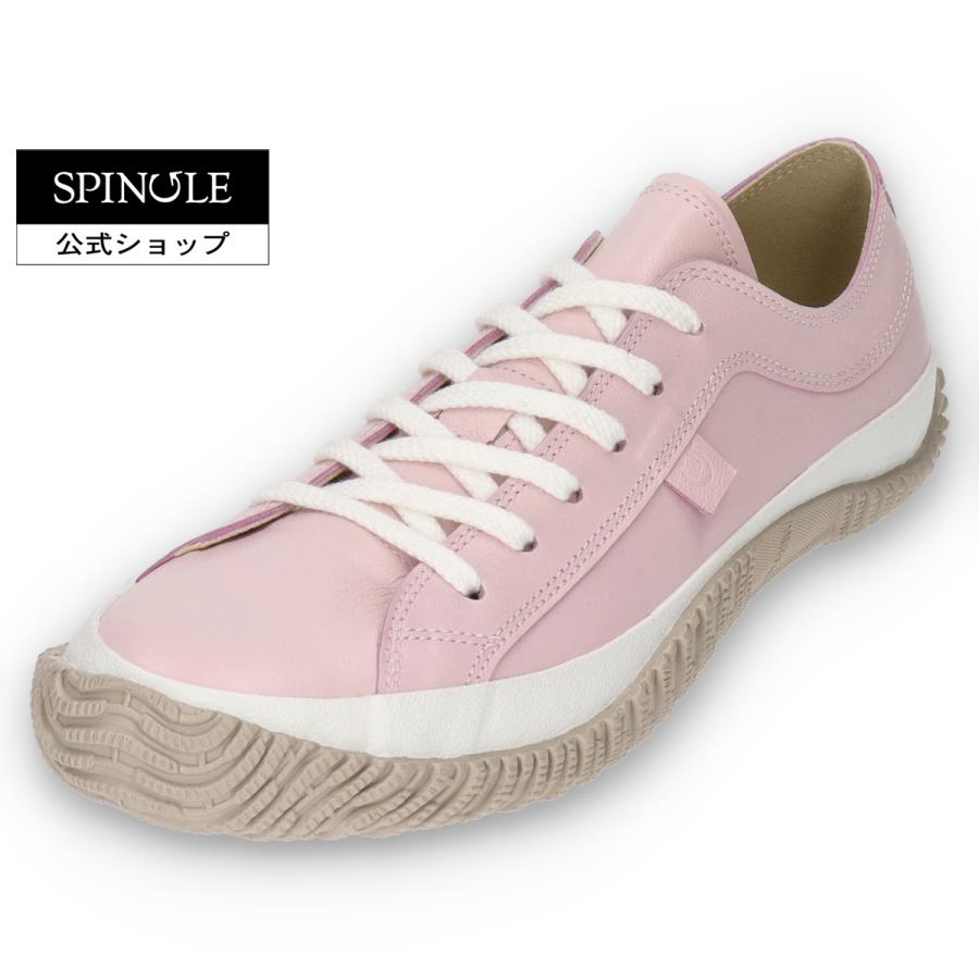 SPINGLE (スピングル) SP-110 Pink ピンク メンズ レディース スニーカー レザースニーカー カンガルーレザー 日本製 ...