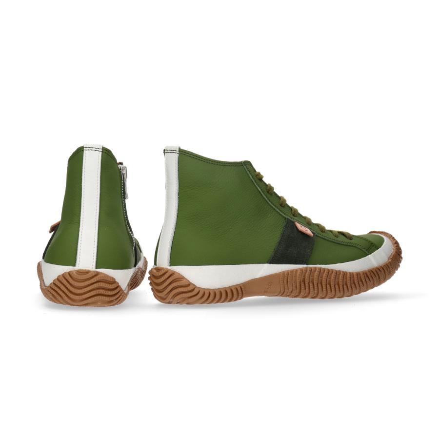 SPINGLE (スピングル) SP-1422 Matcha 抹茶 メンズ レディース スニーカー レザースニーカー カンガルーレザー 日本製 広島 : スピングルYahoo!店 - 通販 ...