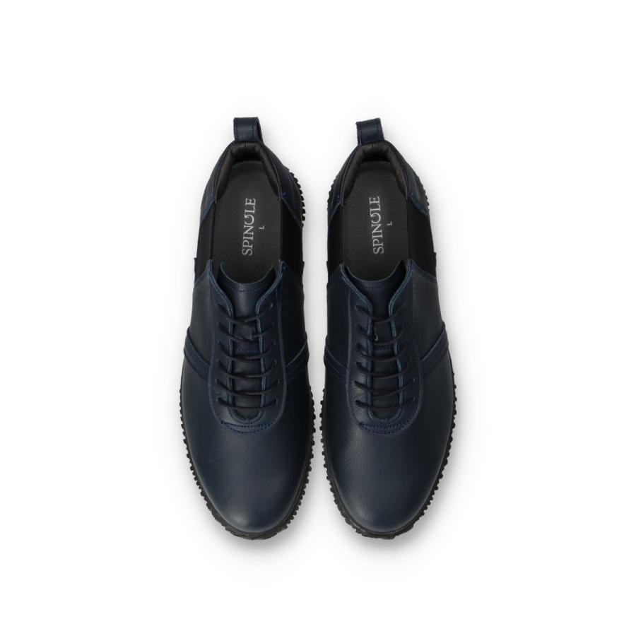 スピングル SPINGLE スニーカー メンズ レディース SP-6155 ネイビー サイドゴア ビジネス カジュアル 父の日 SPINGLE（スピングル） SP-6155 Navy ネイビー メンズ レディース