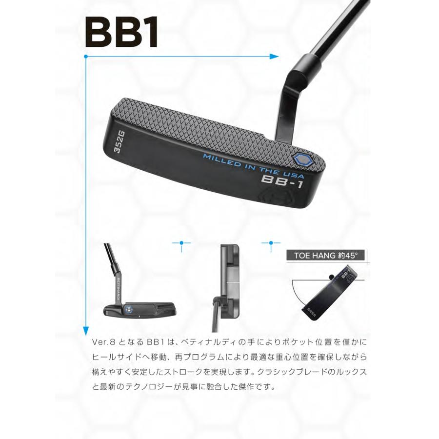 BETTINARDI (32〜36インチ)BB1 2024 BBシリーズ 特注カスタム 日本仕様 ベティナルディ正規品取扱店、保証書発行 : スピンラインゴルフ - 通販 - Yahoo!ショッピング