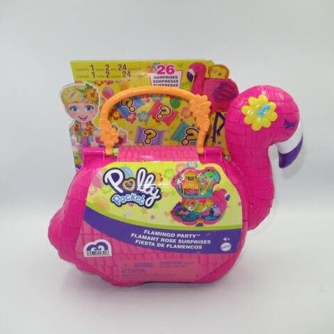 2021年★Polly Pocket★ポーリーポケット★コンパクト★人形★フィギュア★ままごと★ドールハウス★ピンクフラミンゴ★ ...