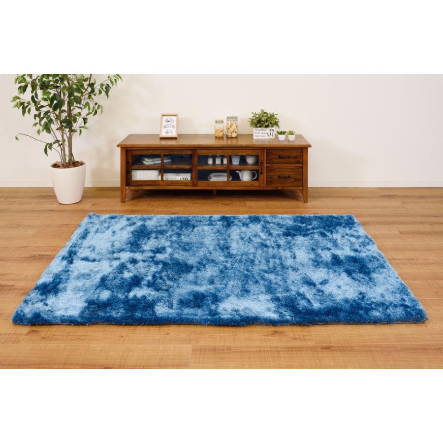 シャギーラグ ブルー W190×D130 :azk-RG-23BL:サプランド Yahoo!店 - 通販 - Yahoo!ショッピング