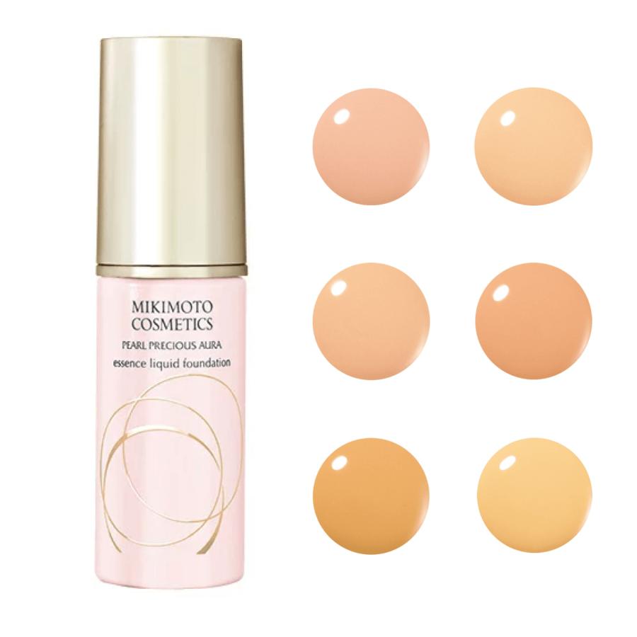 MIKIMOTO ミキモト パールプレシャスオーラ エッセンスリキッドファンデーション SPF20/PA++ 25mL 無香料 : スプラン ...