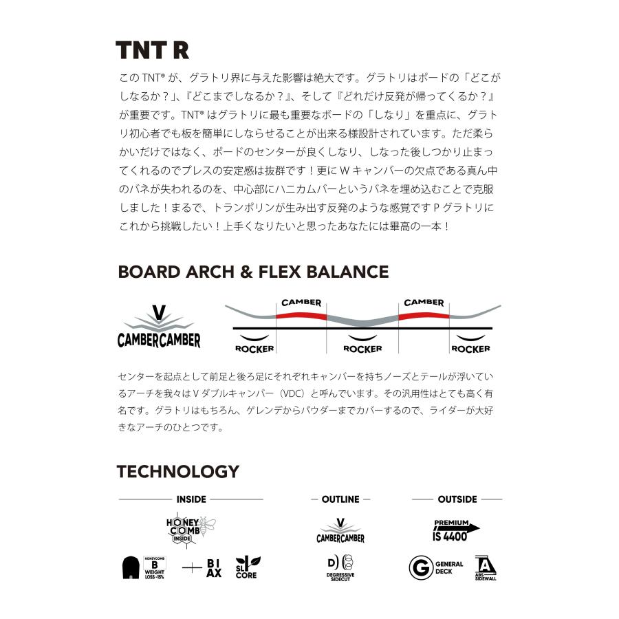 FNTC 2025 Newモデル TNT R エフエヌティーシー スノーボード メンズ 日本正規品 初心者 ソフトフレックス ダブルキャンバー フリースタイル グラトリ パーク ...