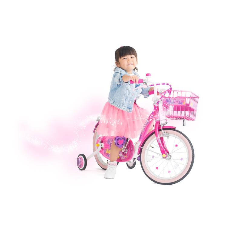 子供用自転車 16インチ ディズニー ミニーマウス ポッピンリボン 子供用自転車 16インチ ディズニー ミニーマウス ポッピンリボン